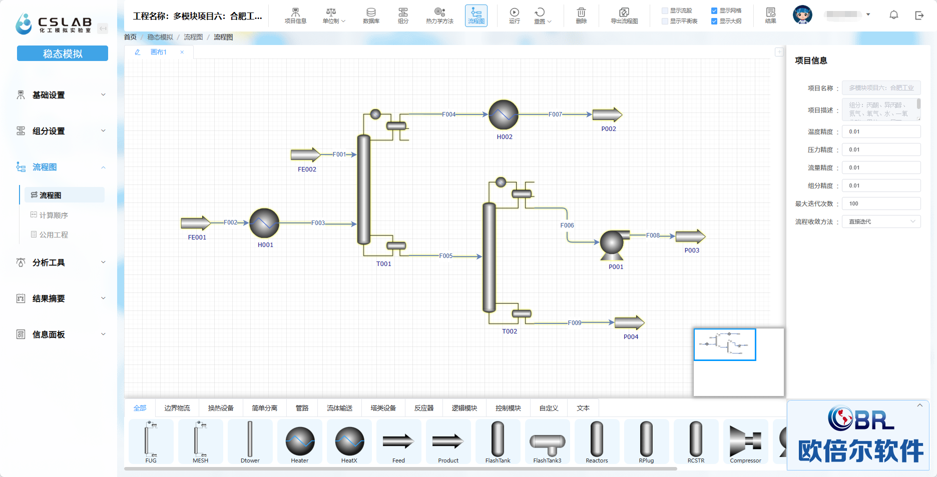 CsLab化工流程模拟软件 - CsLab化工流程模拟软件 - 虚拟仿真-虚拟现实-VR实训-流程模拟软件-北京欧倍尔